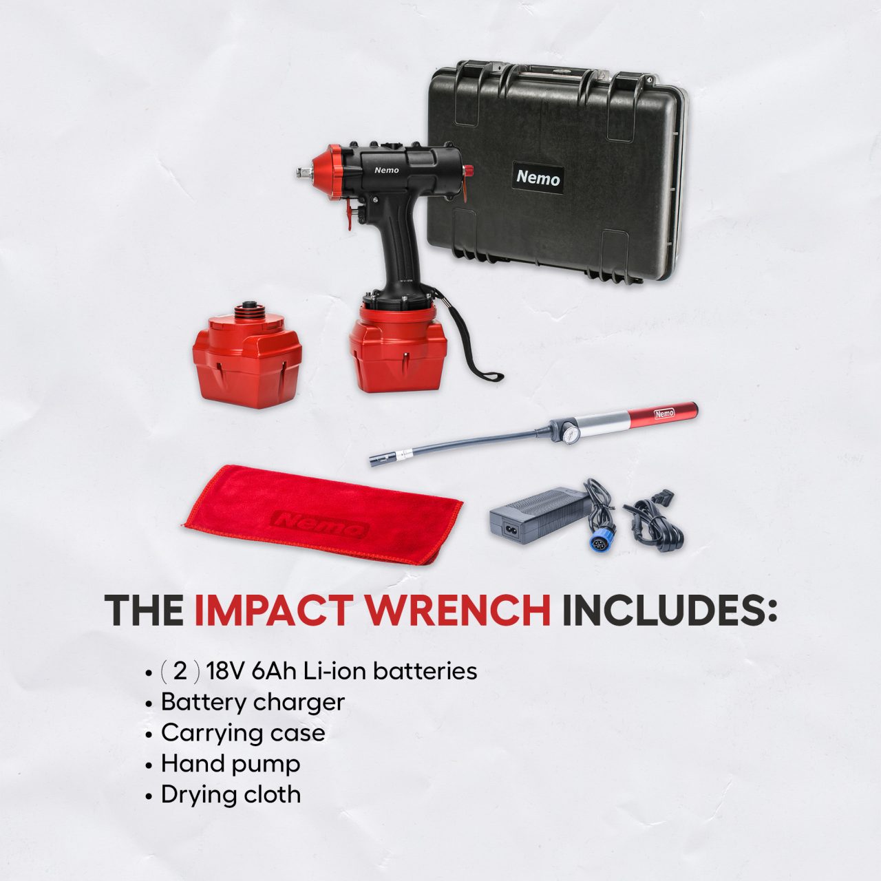 Nemo Impact Wrench - 50M - Nemo Power Tools